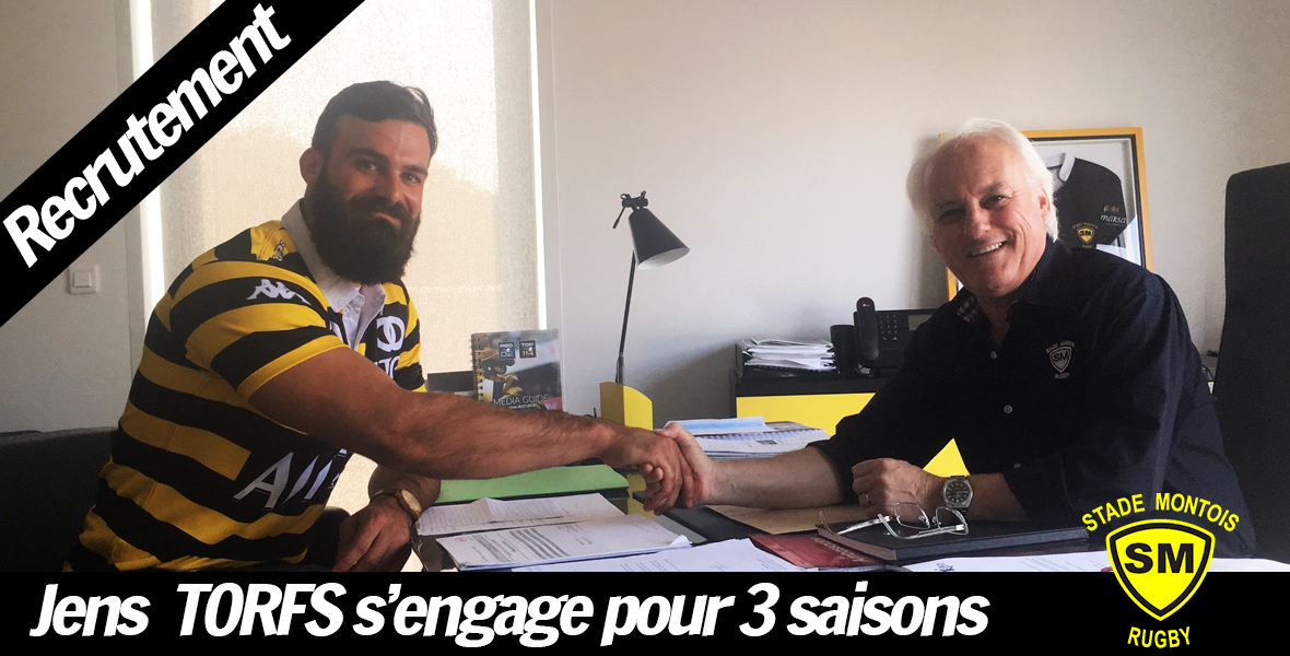Signature : Jens TORFS - Stade Montois Rugby - Landes