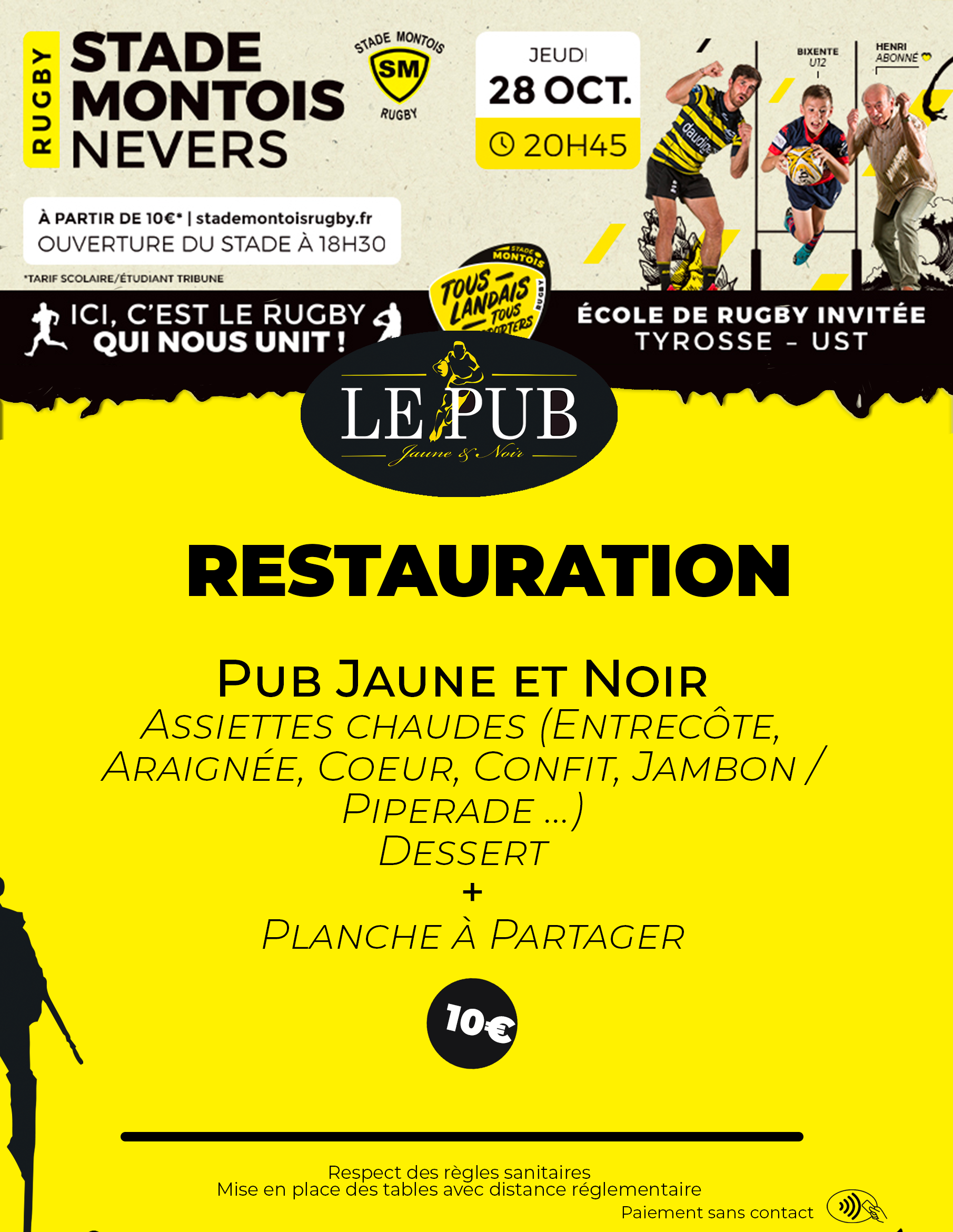 SMR/USON - Restauration - Stade Montois Rugby - Landes