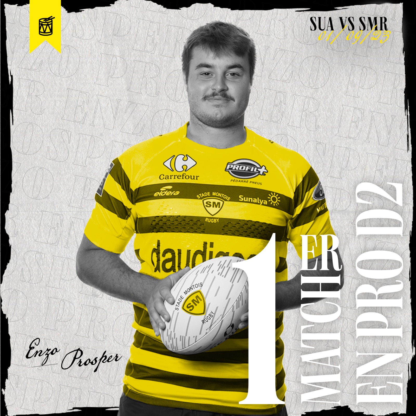 Premier match en Pro D2 - Stade Montois Rugby - Landes